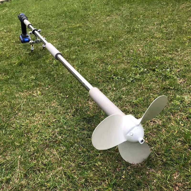 Propeller, outboard electric paddle, rubber boat, motor, handheld ...
