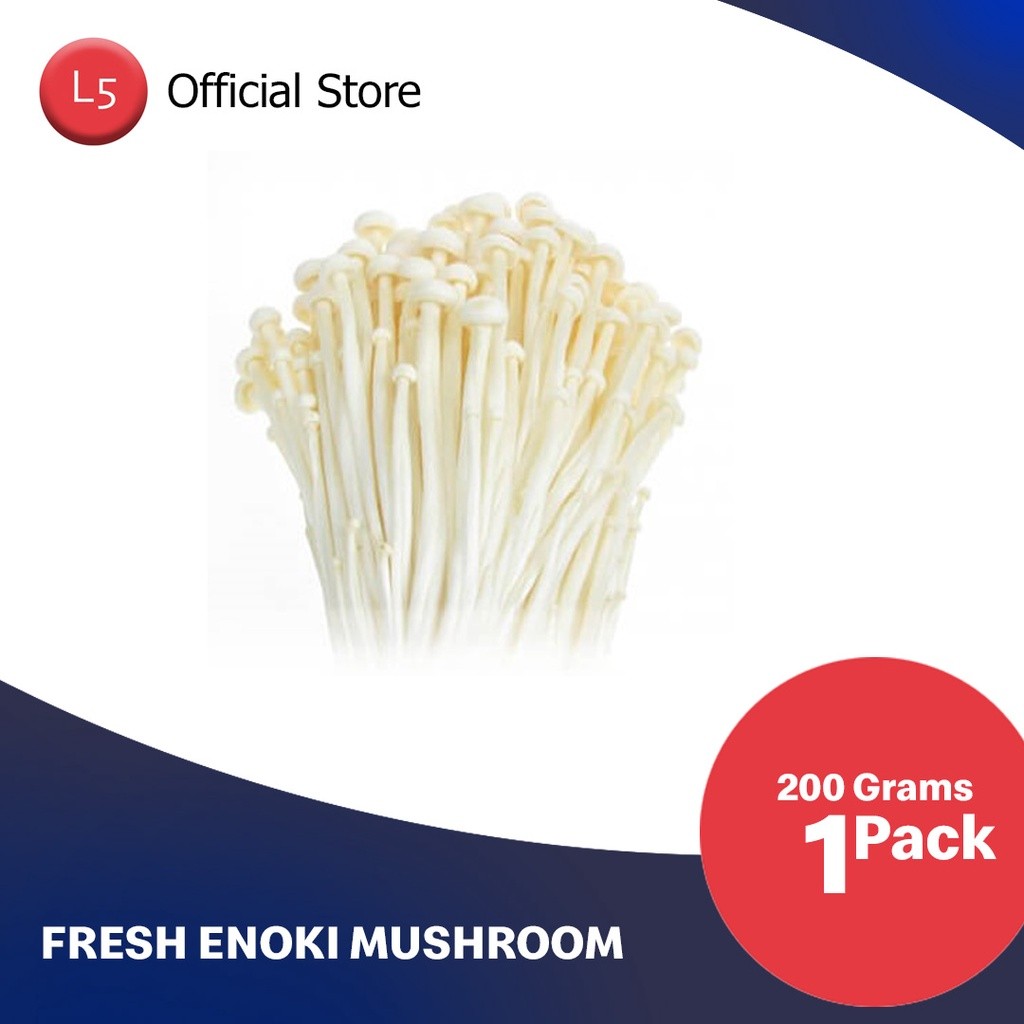 ☁ Enoki Golden Mushroom 200g (Vacuum sealed) | Shopee Philippines