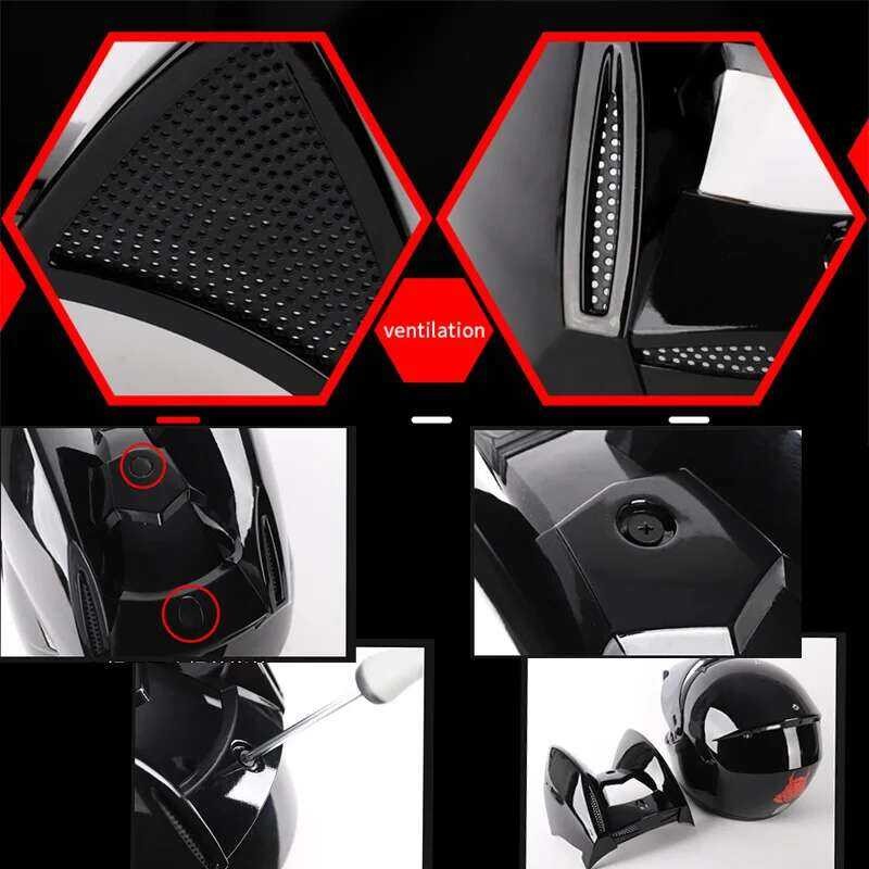 Cat 2022 Motorcycle Ear Helmet Capacete Casque Full Face Helmet Women ...