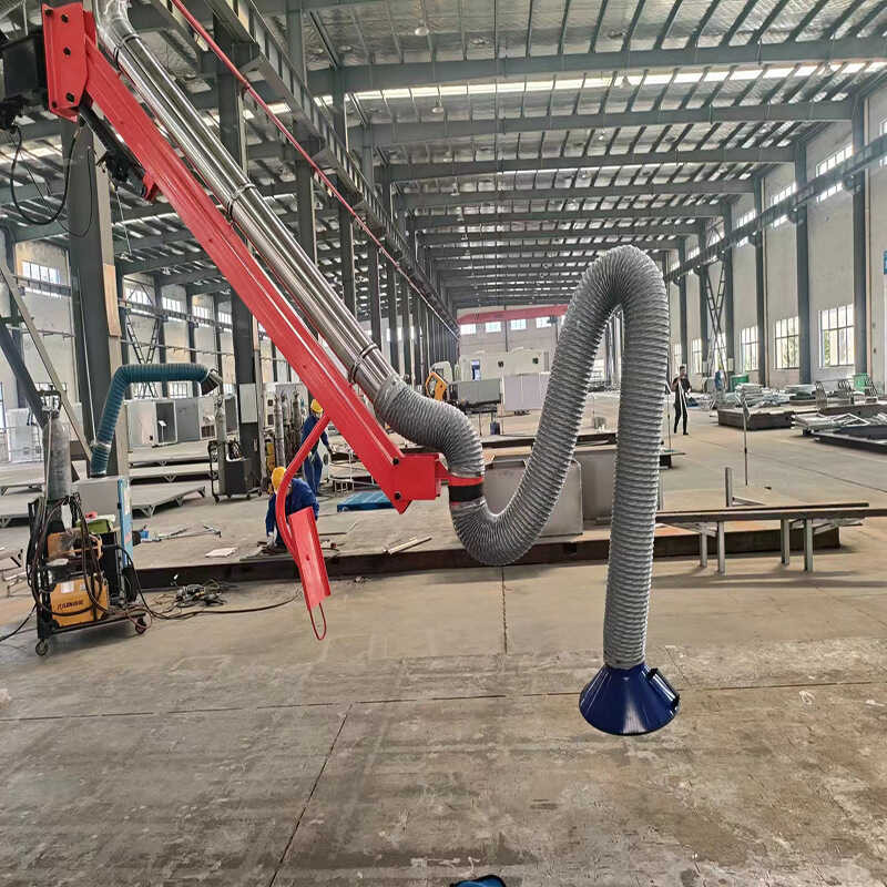 360 ° braso na paglilinis gamit vacuum duct upang malutas panganib sa pagwelding usok at ...
