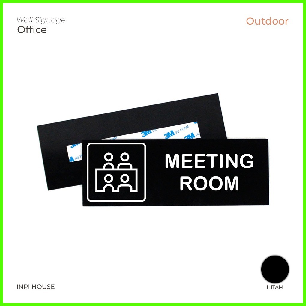 Meeting room signage - logo meeting room - meeting room - sign board ...