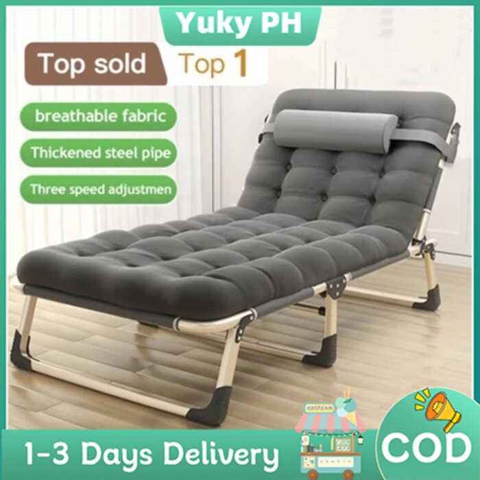 Folding Bed Single Heavy Duty Portable Bed With Foam Portable Folding ...