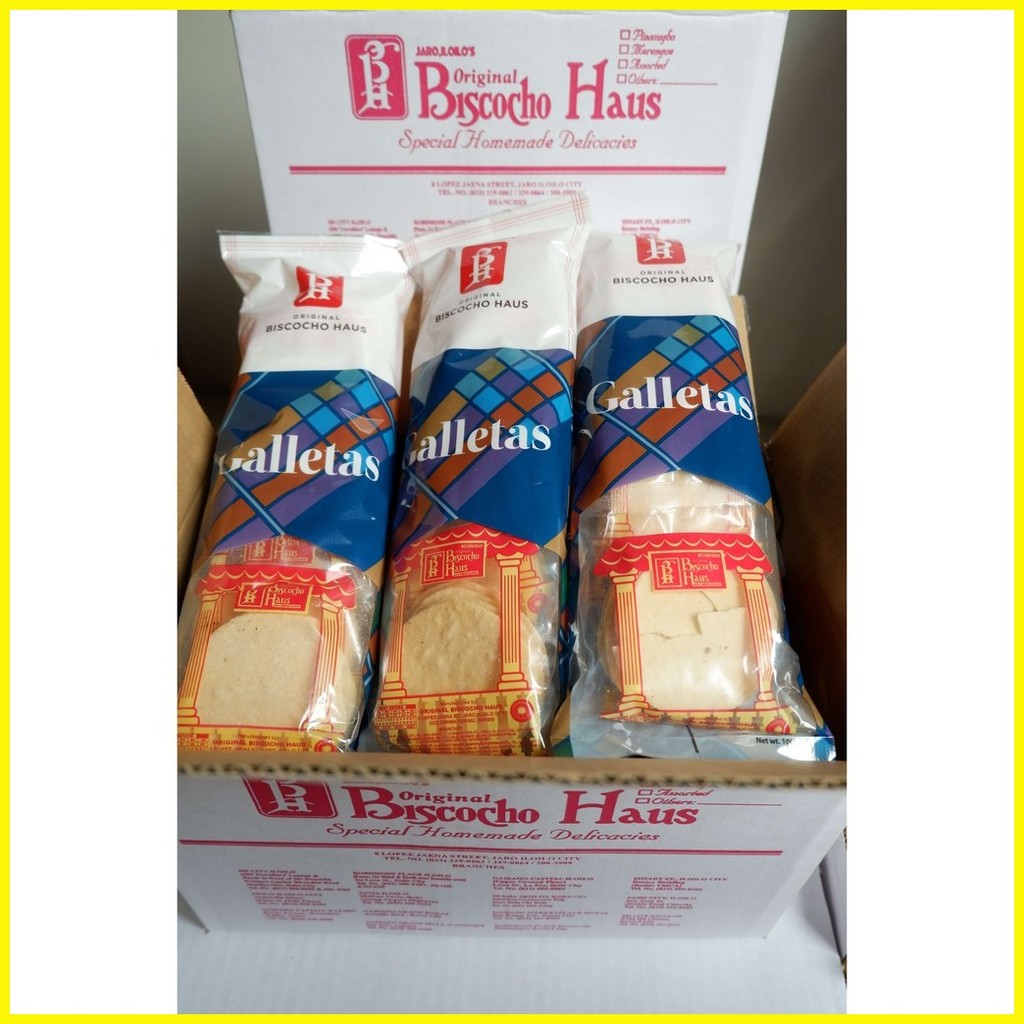 3 Packs Galletas Small Iloilo Original Biscocho Haus Best Seller ...