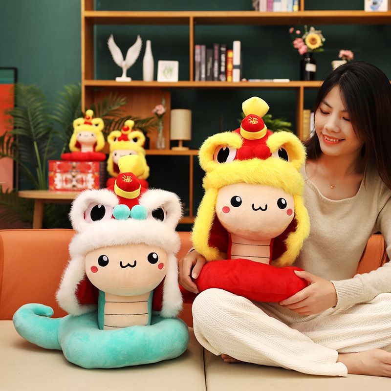 2025 zodiac sign doll//// 2025 Year Of The Snake Mascot Lucky Lion ...