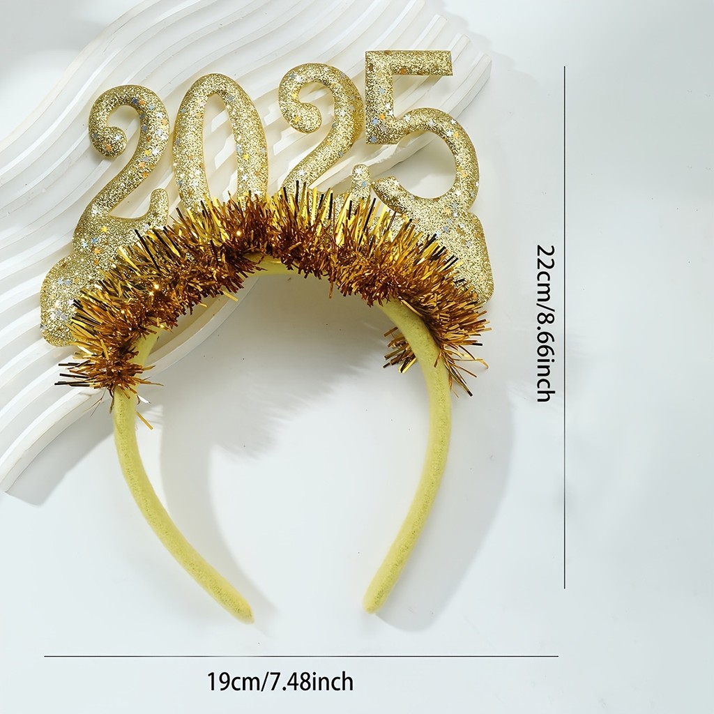 2025 New Year Headbands - Color Matching Dress Up Hair Accessories for ...