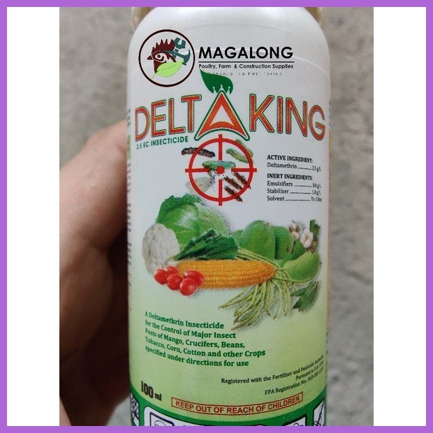 ♀ ♣ DELTA KING 2.5 EC - INSECTICIDE - DELTAMETHRIN - 100 ml | Shopee ...