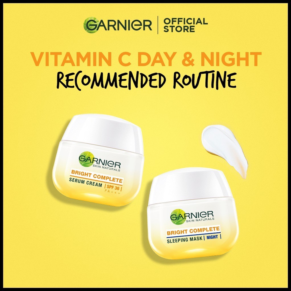 Garnier Bright Complete Day and Night Cream Skin Care Set Face ...