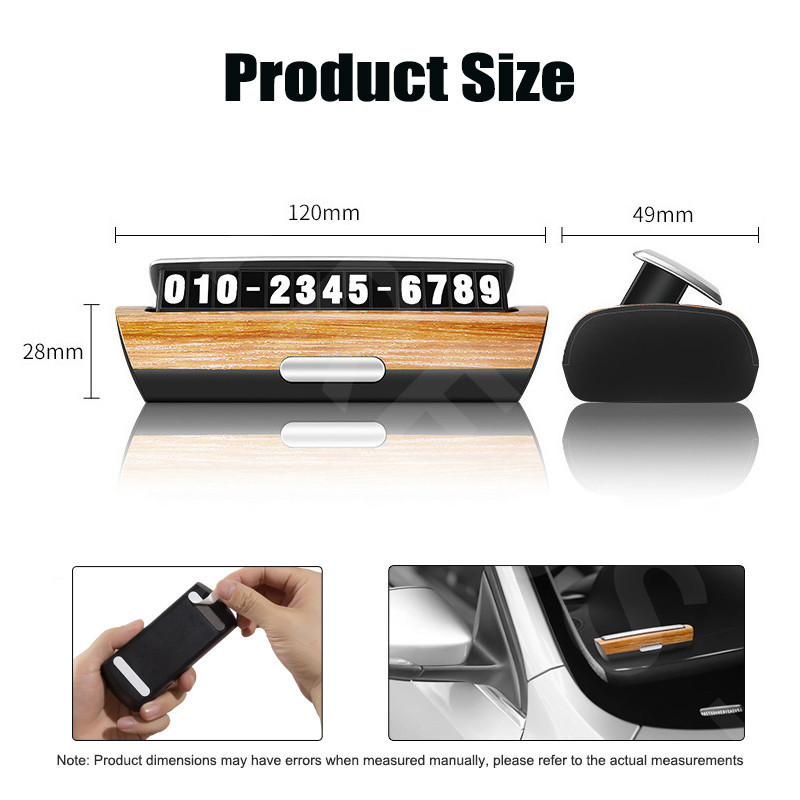 ISUZU Car Phone Number Display Luminous Plate Holder Car Temporary ...