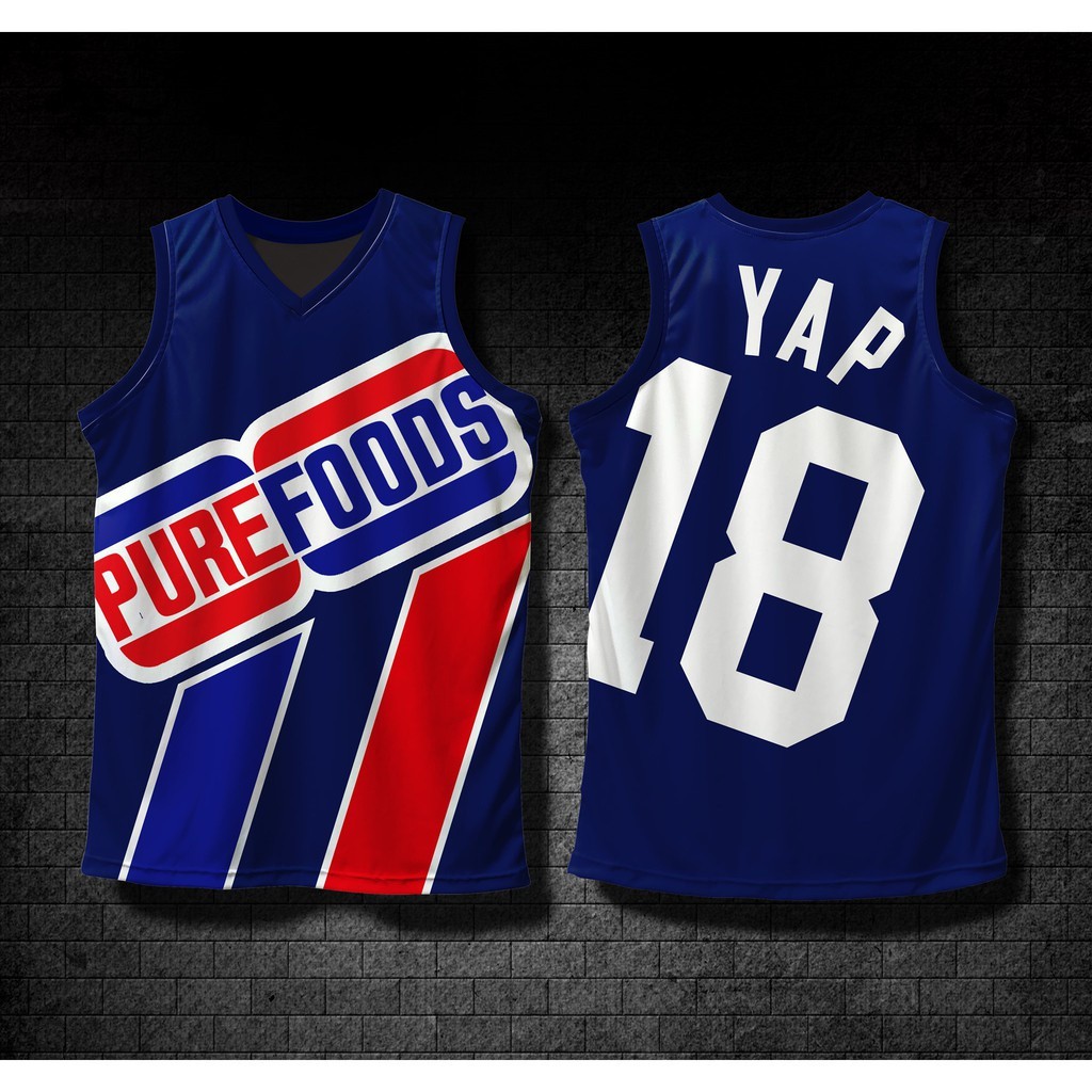 PUREFOODS JAMES YAP #18 BIG LOGO |Full Sublimation | Shopee Philippines