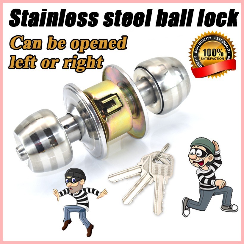 Spherical Door Knob Main Door Entrance Lockset Goal Lock Main Door ...