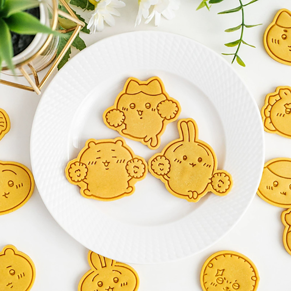 Cartoon Chiikawa Cookie Mold DIY Stampcookie Cutters Baking Accessories ...