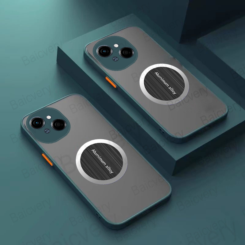 Casing For Tecno Spark GO 1 KL4 1S KL4H POP 9 4G With Magnetic Self ...