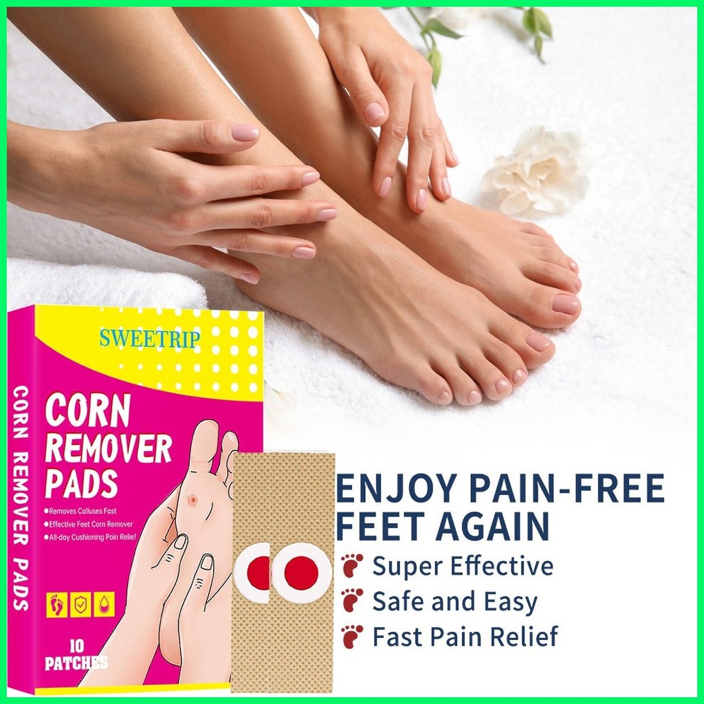 ⊕ SWEETRIP Foot Corns Remover Patch Warts Remover To Remove Calluses On ...