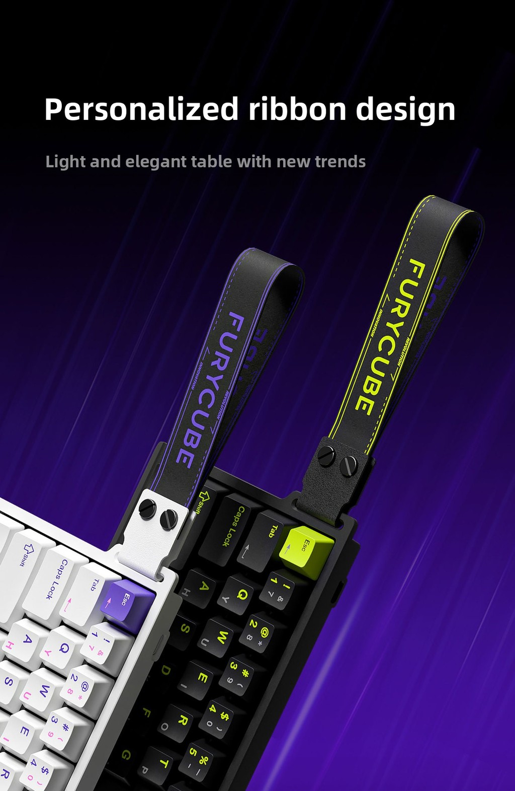 FURYCUBR M30HE 8K Magnetic Switch Rapid Mechanical Keyboard for Esports ...