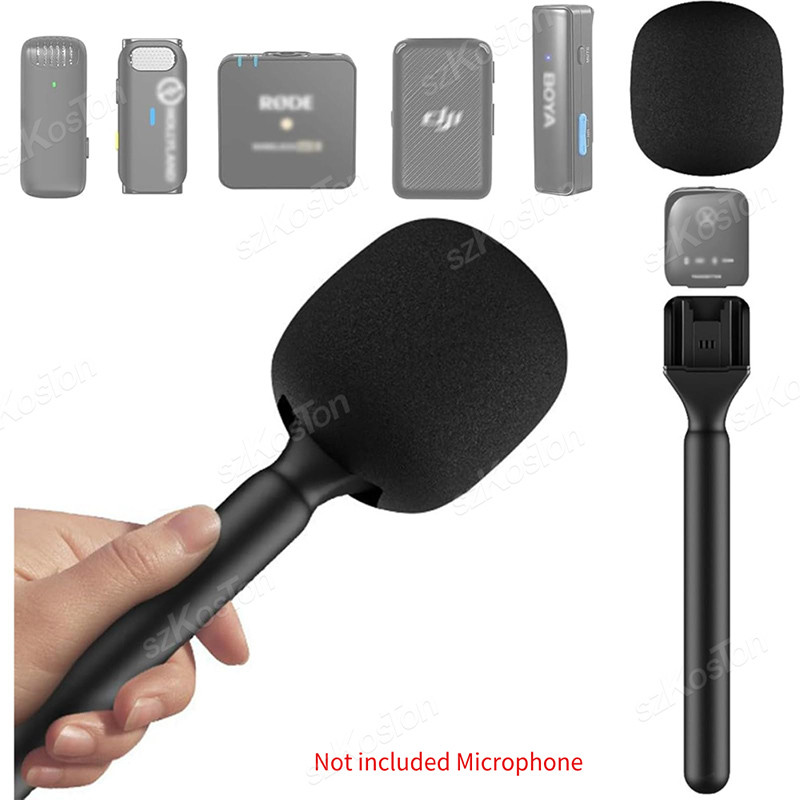 [READY STOCK] Wireless Lavalier Microphone Handheld Stick for DJI Rode ...