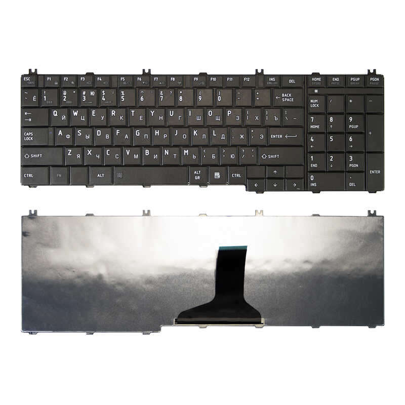 290 Laptop Keyboard For Toshiba Satellite C650 C660 C670 Black 16D ...