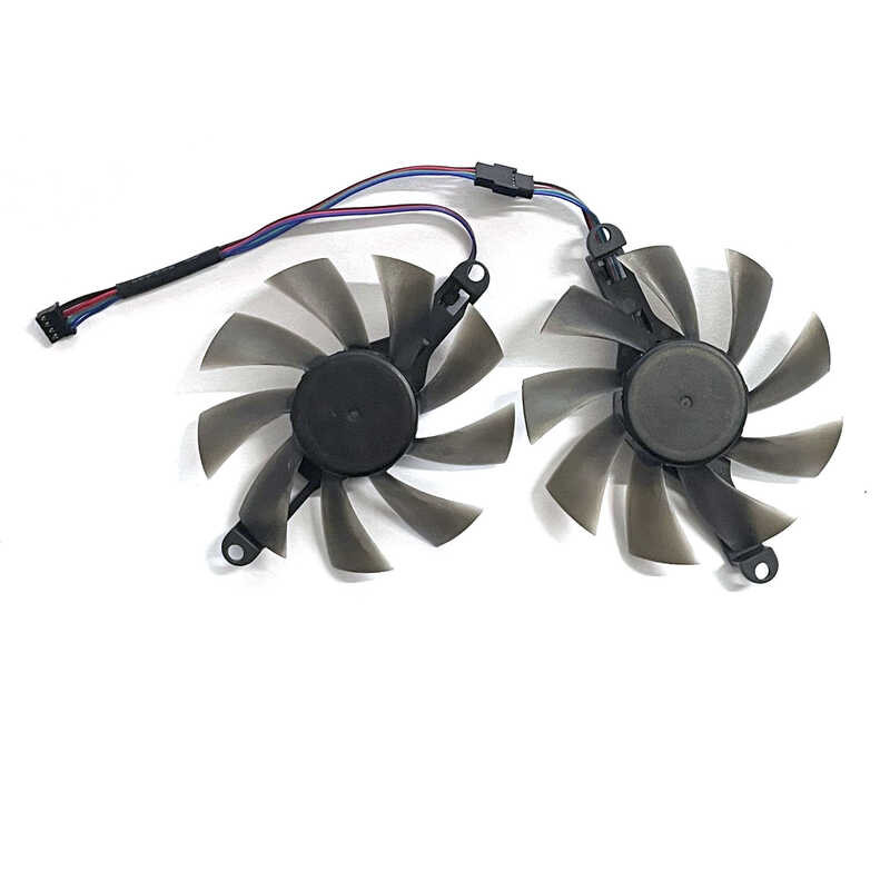 0F 85Mm 4 2Pcs/Set 6600M GPU Cooler Graphics Card Fan AMD AFOX Radeon ...