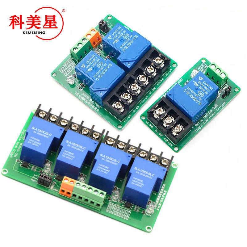 1-channel/2-channel/4-channel 30A relay module with optocoupler ...