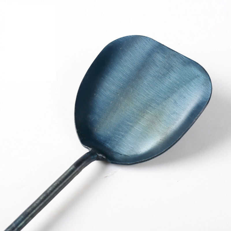 LY Utensils Spoon Chinese Traditional Handmade Iron Spatula Ladle Wok ...