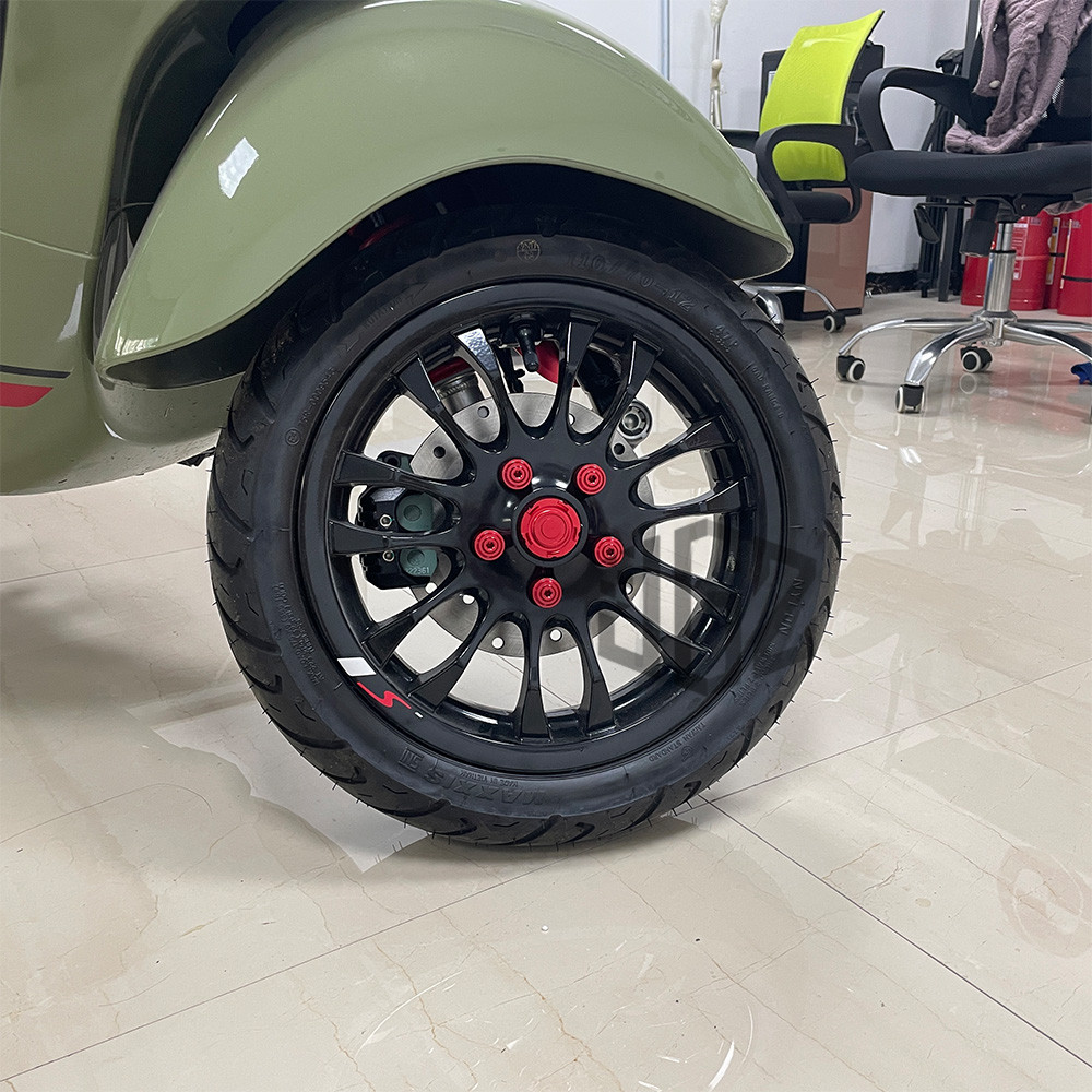Motorcycle Hubcaps Set CNC Wheel Side Covers for VESPA Sprint Primavera ...