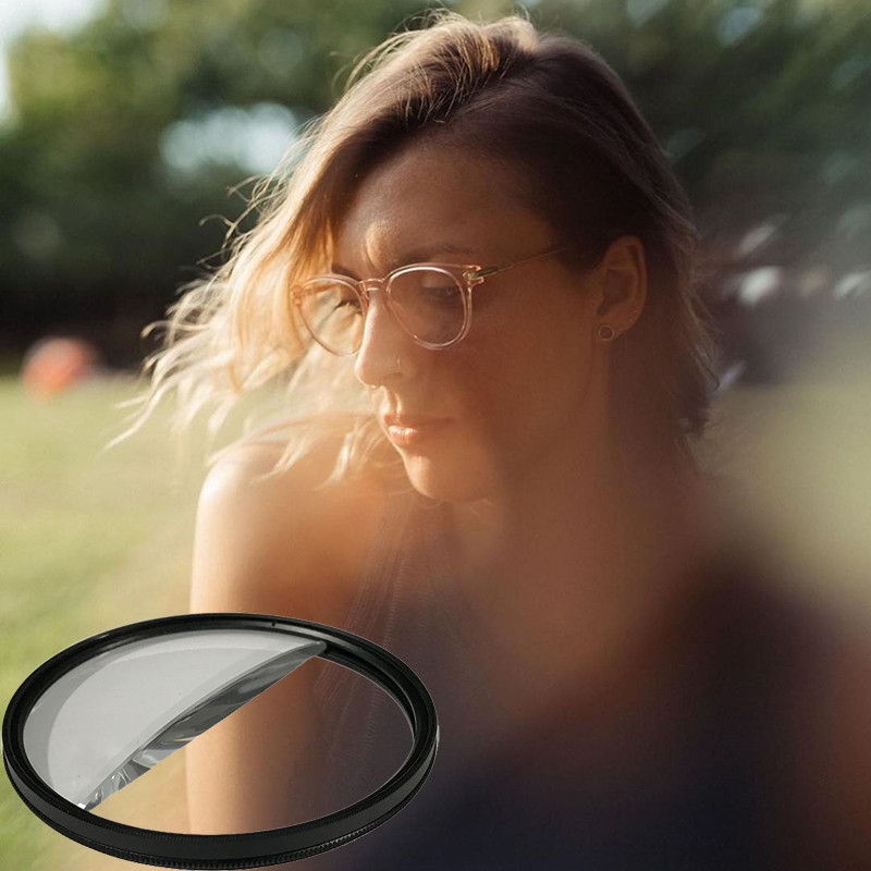 Split Diopter Prism Camera Foreground Magnifying Blur Filter Film ...