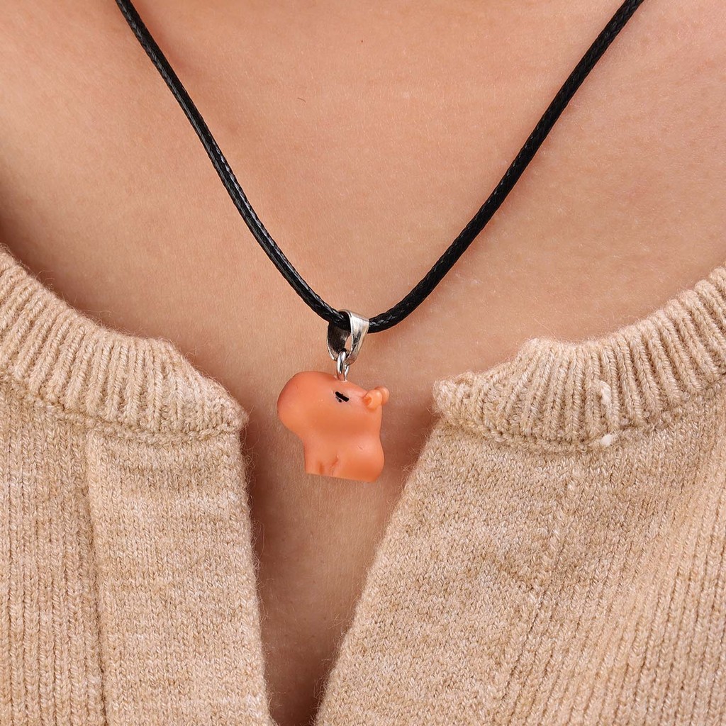 10Pcs Mini Lazy Animal Capybara Resin Charms DIY Accessories - Cute ...