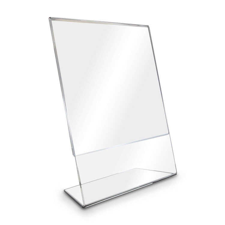 A4a5a6 Acrylic L-Shaped Signage Desktop Label Table Card Certificate ...