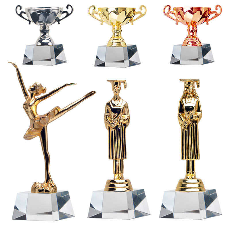 Crystal Thumb Handshake Design Gold Pentagram Dance Graduation ...