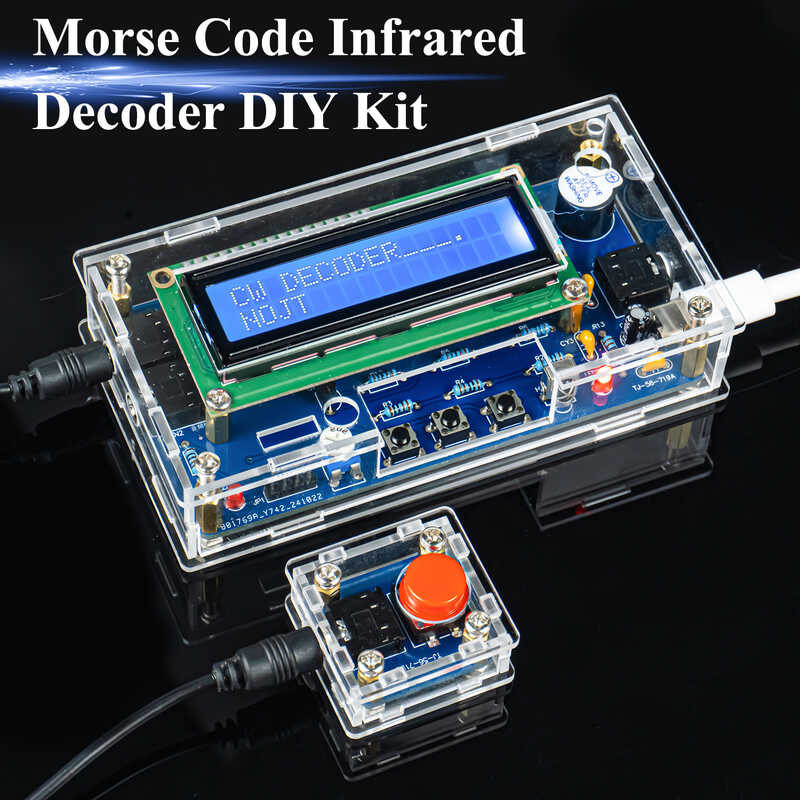 Morse Code Infrared Decoder Electronic DIY Building Kit Science ...