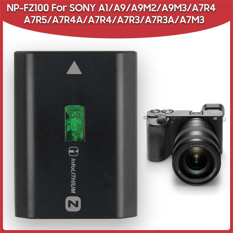 Battery Replacement Np-Fz100 For SONY A7 A7m3 A7r4a A7r3 A7m4 A7s3 A7c A7c2 A9 A9m3 A7r4 A7r5 ...