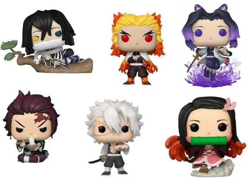 Pop Funko Demon Slayer SANEMI SHINAZUGAWA 1253# Shinobu Kocho 1314 ...