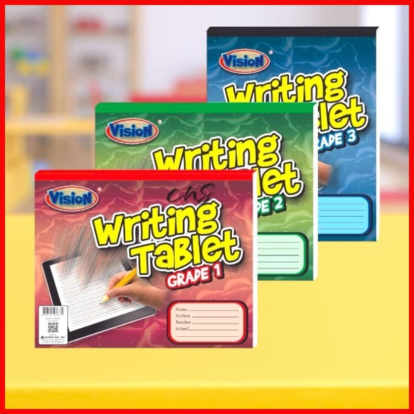 Ҙ ⍬ Vision Writing Tablet Grade 1 to Grade 3 | Shopee Philippines