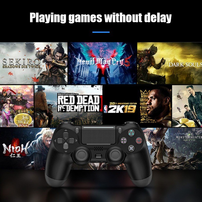 Wireless Pro Bluetooth Game Controller Ergonomic 6-Axis Gyro & Dual ...