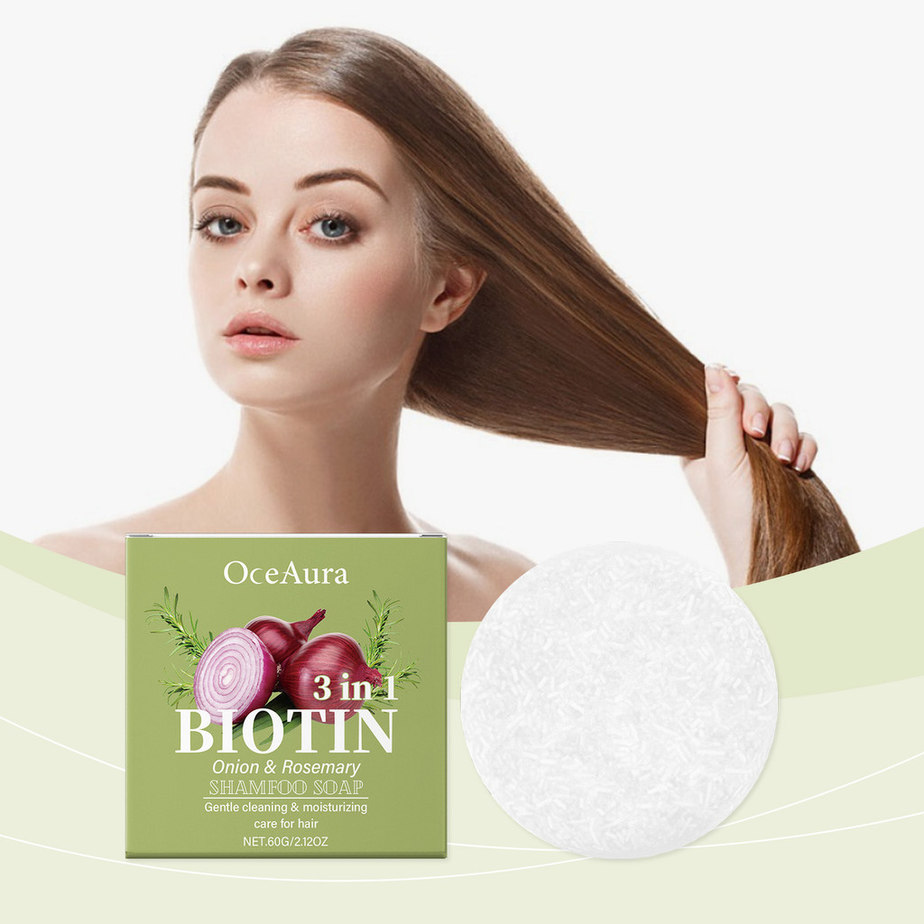 Biotin onion rosemary Shampoo Soap Promote Hair Growth Natural Plant ...