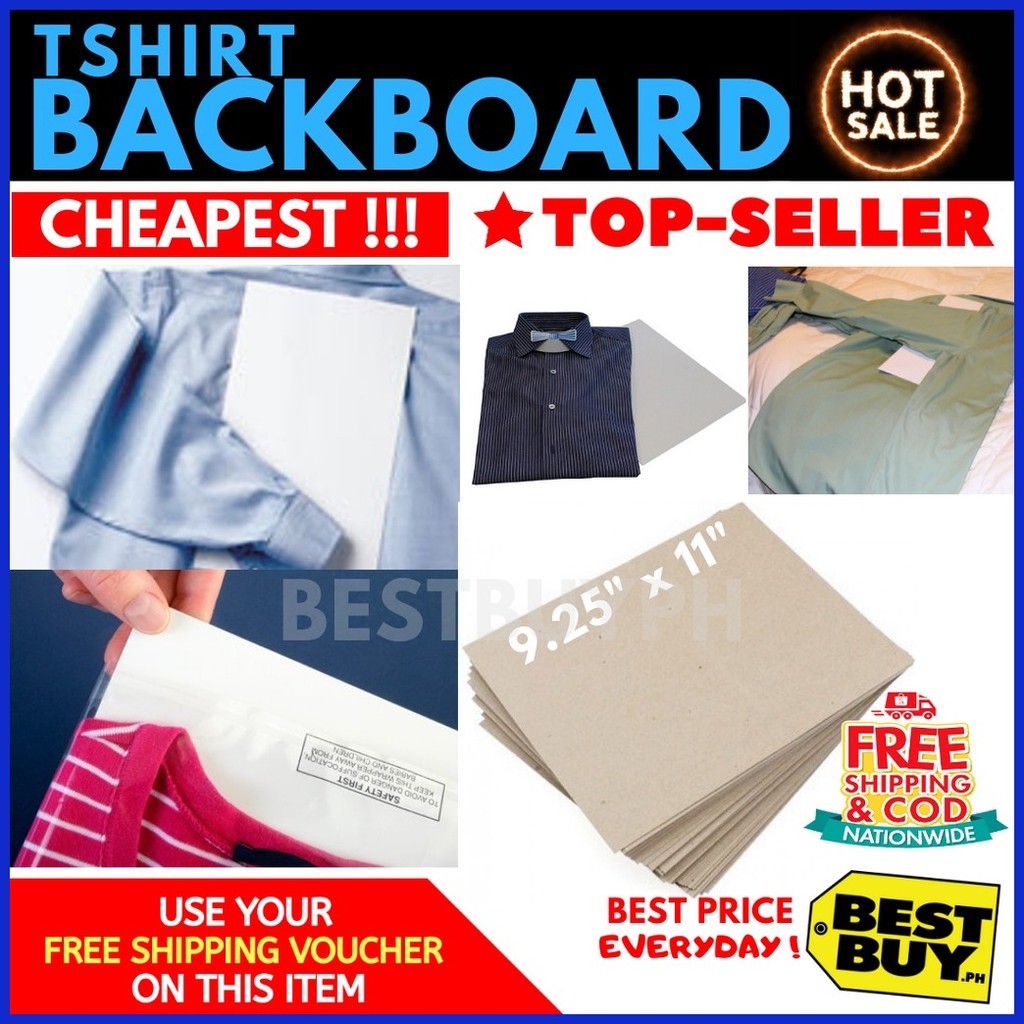 20pcs SHIRT BACKBOARD / CARDBOARD [Good Quality] | Shopee Philippines
