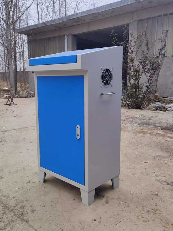 Slope Dustproof Perspective Window Distribution Box Control Cabinet PLC ...