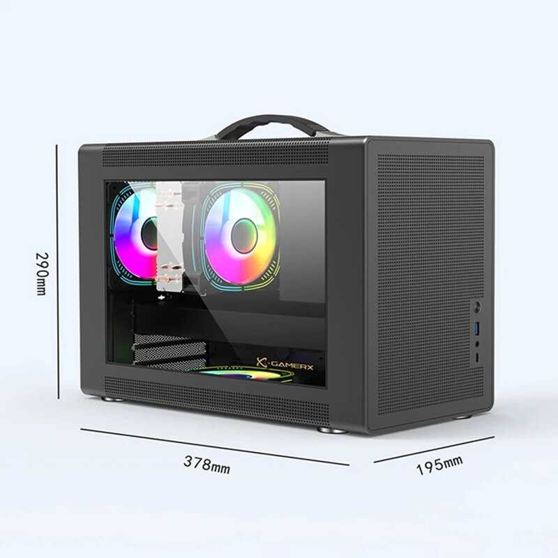 Power Train P60 Case Portable MATX Main Board Type-C Mini Small Host ...