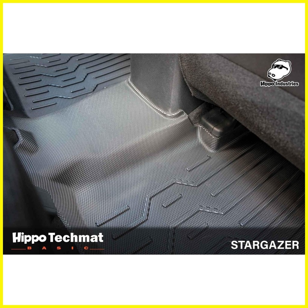 ☢ ☬ HYUNDAI STARGAZER 2023-2025 (GL, GLS, GLS PREMIUM, X) Hippo Techmat Basic Deep Dish V2 ...