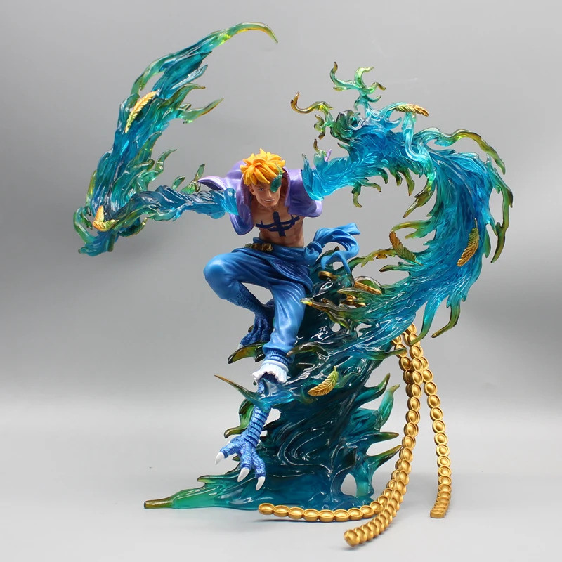 33Cm One Piece Gk Flying Marco Anime Figures Dream The Phoenix ...