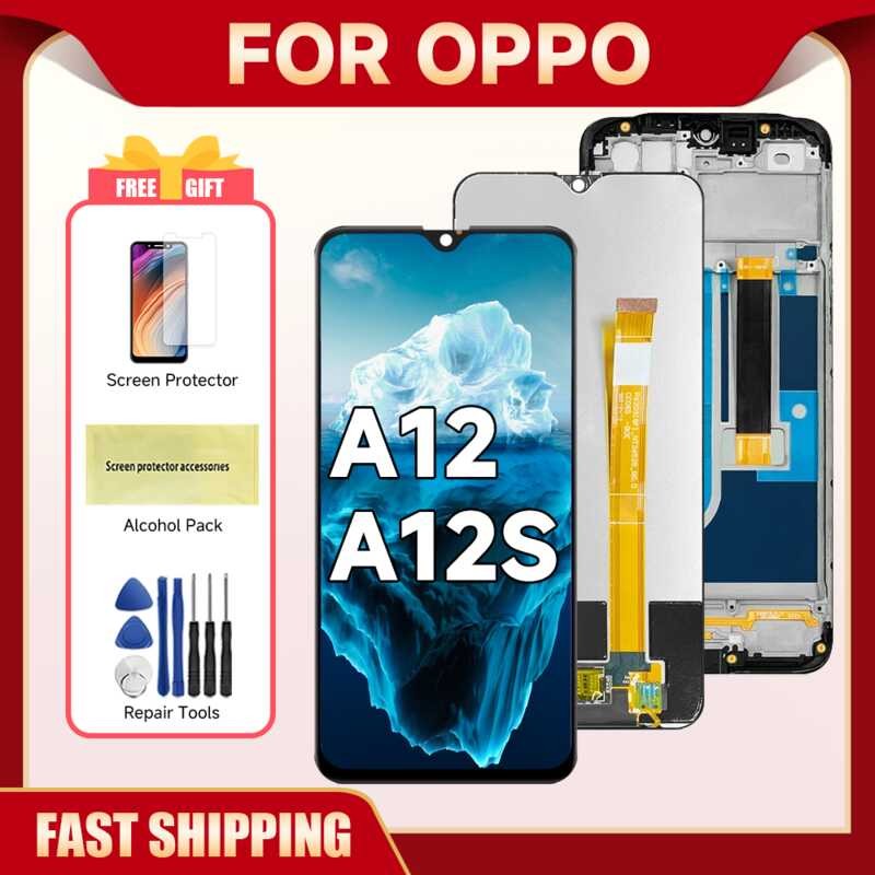 LCD Display Para A12 Cph2083, Cph2077 Touch Digitizer Assembly Para Sa ...