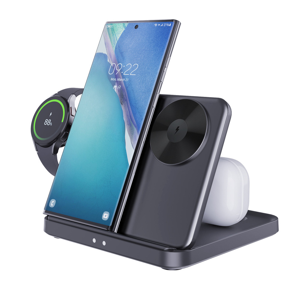Foldable Wireless Charger 3 in 1 for Samsung Z Fold 6 5 4 W25 W25 Flip ...