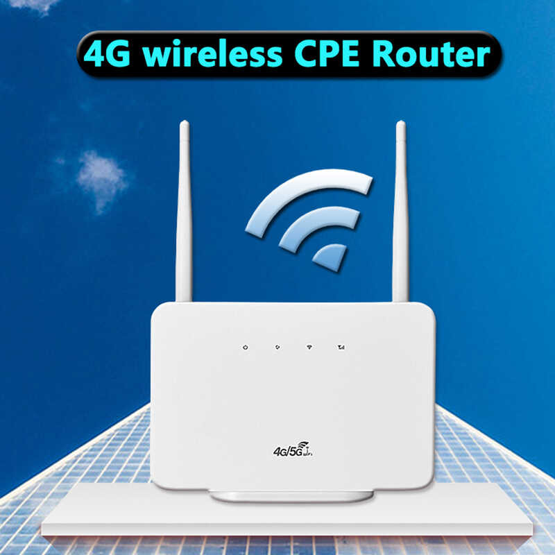 LTE 4G CPE Router Modem 300Mbps Wireless Hotspot External Antenna With ...