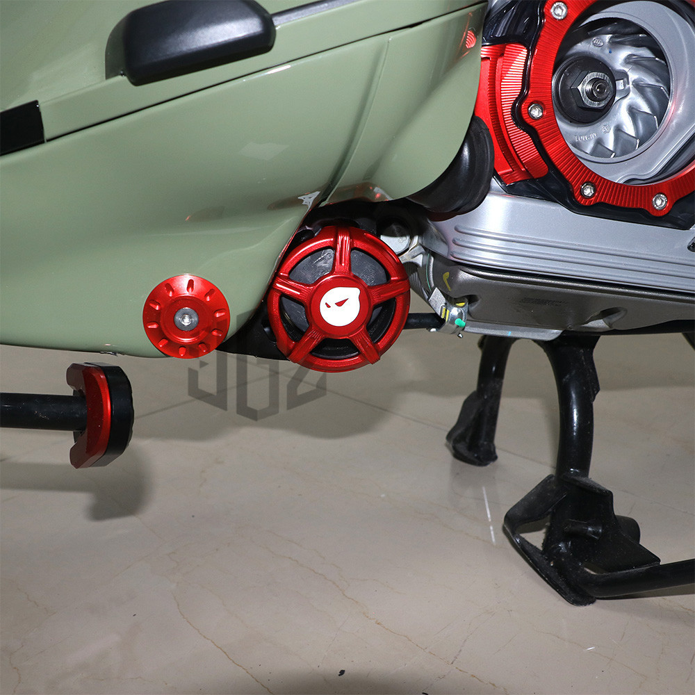 Motorcycle CNC Silent Block Cover For Marus Vespa Sprint Primavera 150 ...