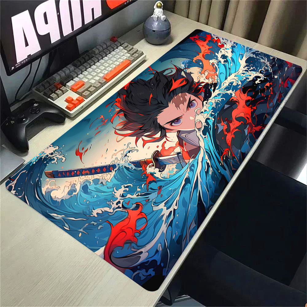 XL Anime Demon Slayer Kimetsu no Yaiba Agatsuma Zenitsu Computer Gamers ...