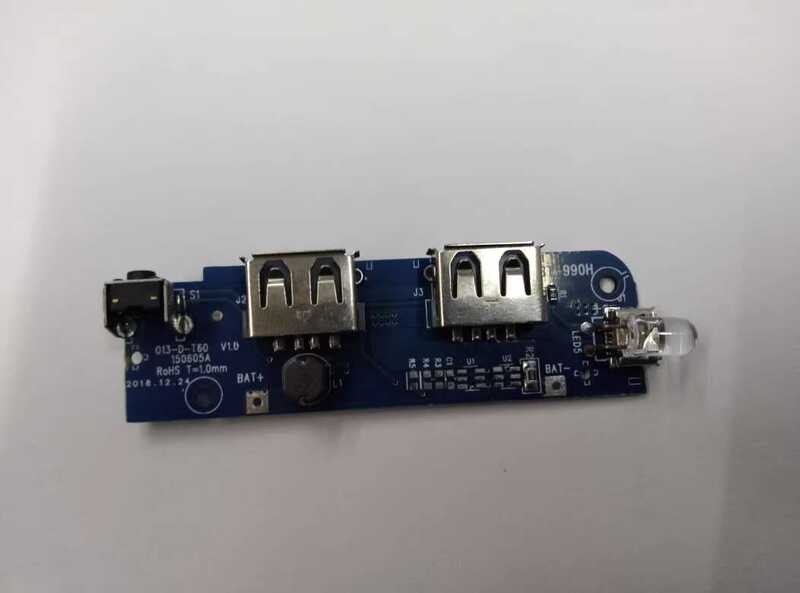 Dual USB circuit board DIY purpose motherboard power bank | Shopee ...