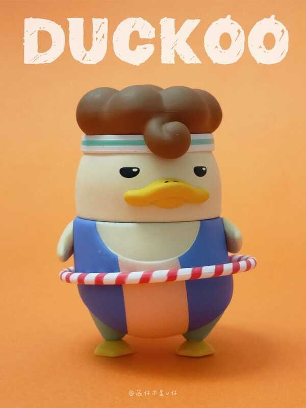 DUCKOO Fitness Series Bubble Mart Confirmed Blind Box Gift Trendy ...