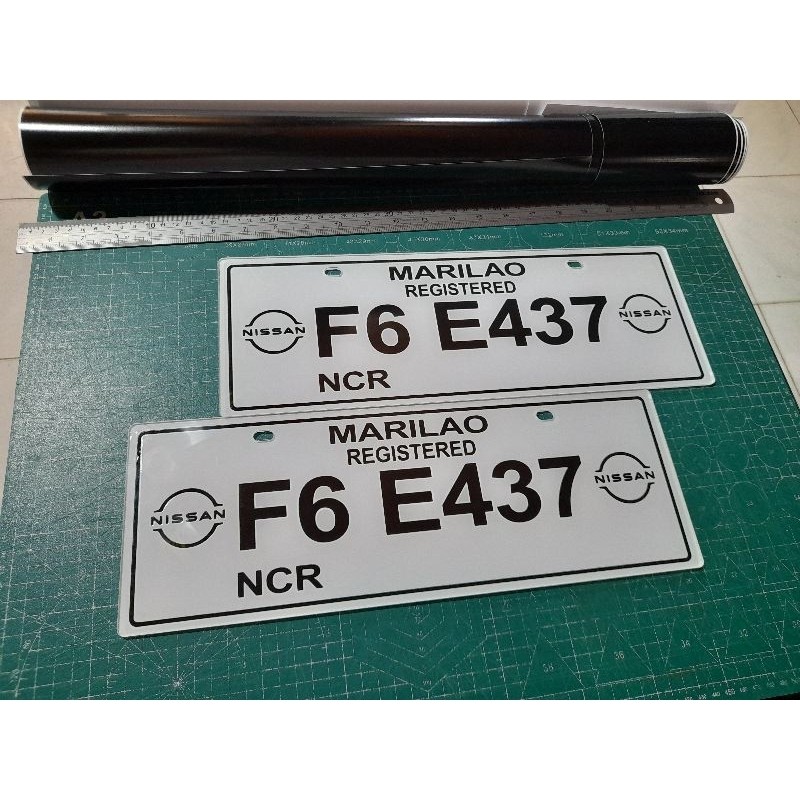 ⭐ CAR TEMPORARY PLATE NUMBER ( LTO STANDARD ) | Shopee Philippines