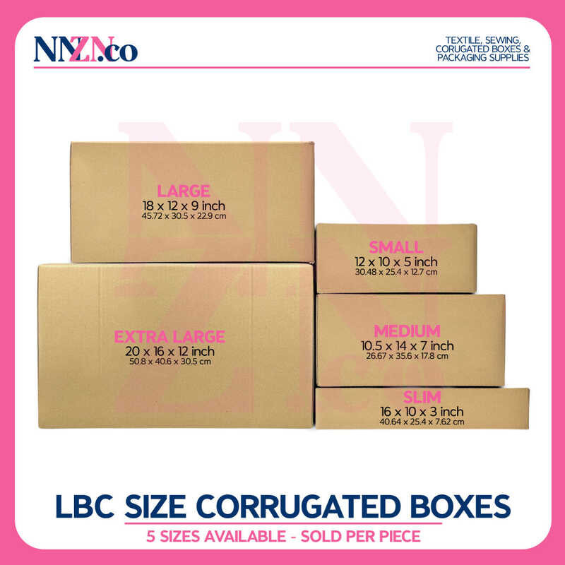 NNZN LBC Express Sizes Corrugated Cargo Shipping Boxes Packaging Kraft ...