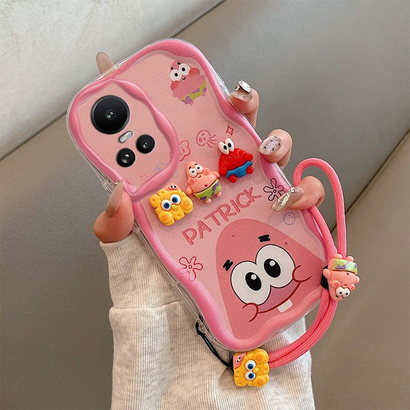 Clear 3D Cream Wave Phone Case for OPPO Reno 10 / Reno 10 Pro 5G ...