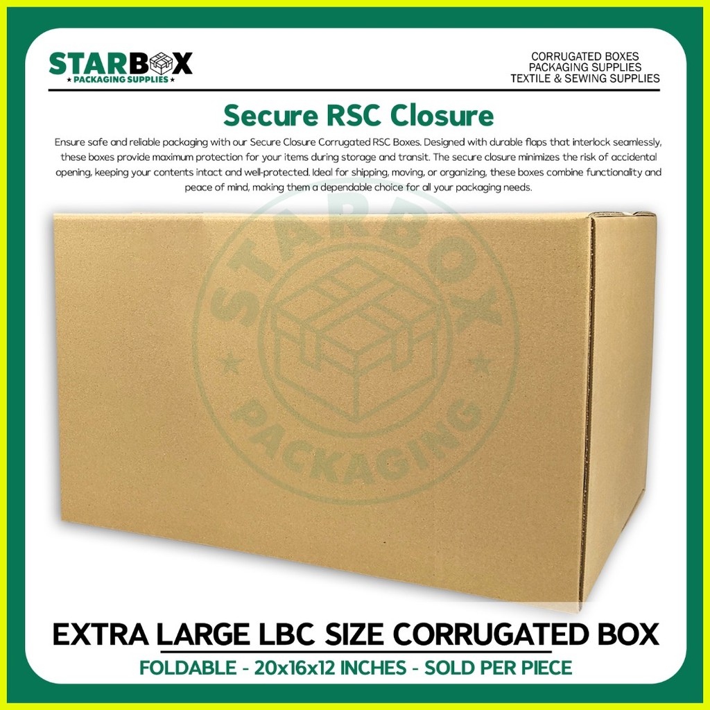↙ Starbox XLarge LBC Express Sizes Corrugated Cargo Shipping Boxes ...